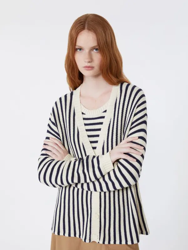 Max Mara Cotton Cordonnet Cardigan