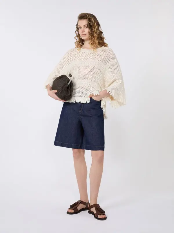 Max Mara Cotton-yarn Jumper - Ecru