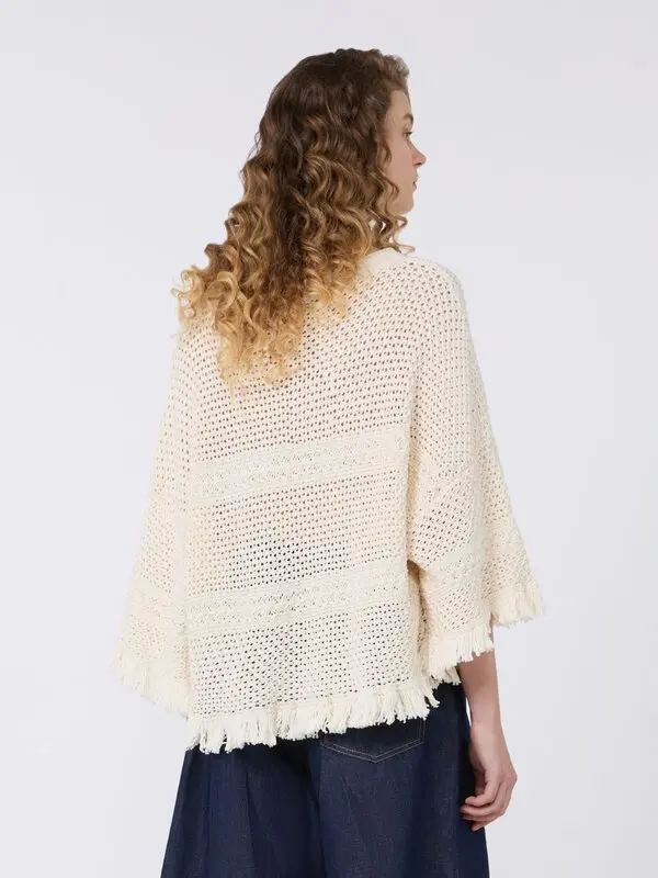 Max Mara Cotton-yarn Jumper - Ecru