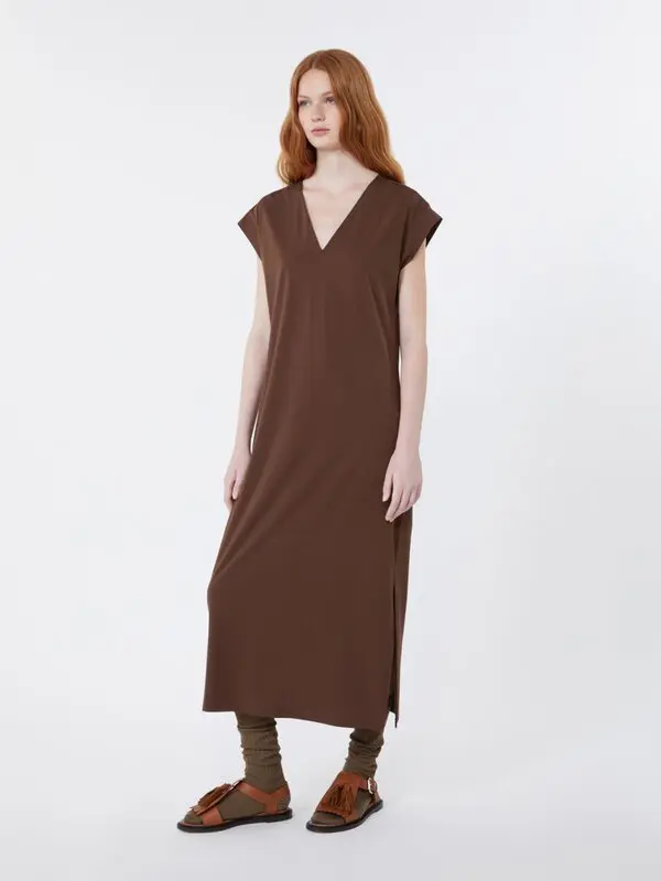 Max Mara Milano Jersey Dress - Chocolate