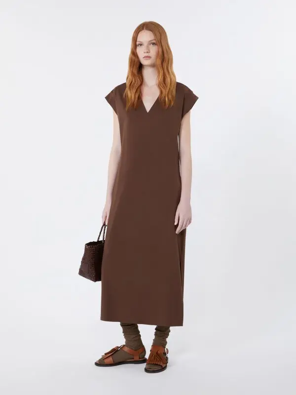 Max Mara Milano Jersey Dress - Chocolate