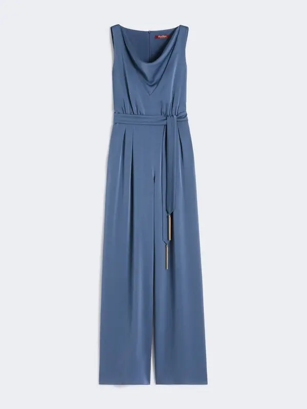 Max Mara Lightweight Satin Jumpsuit - Avio
