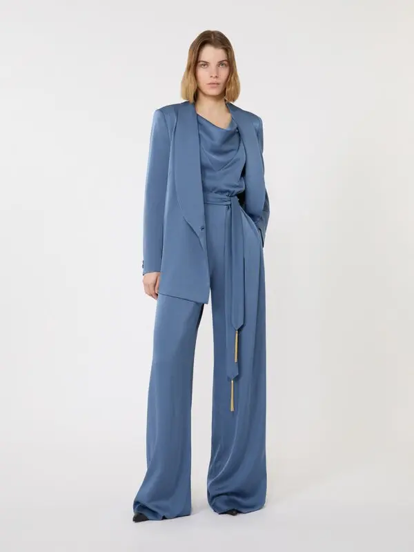 Max Mara Lightweight Satin Jumpsuit