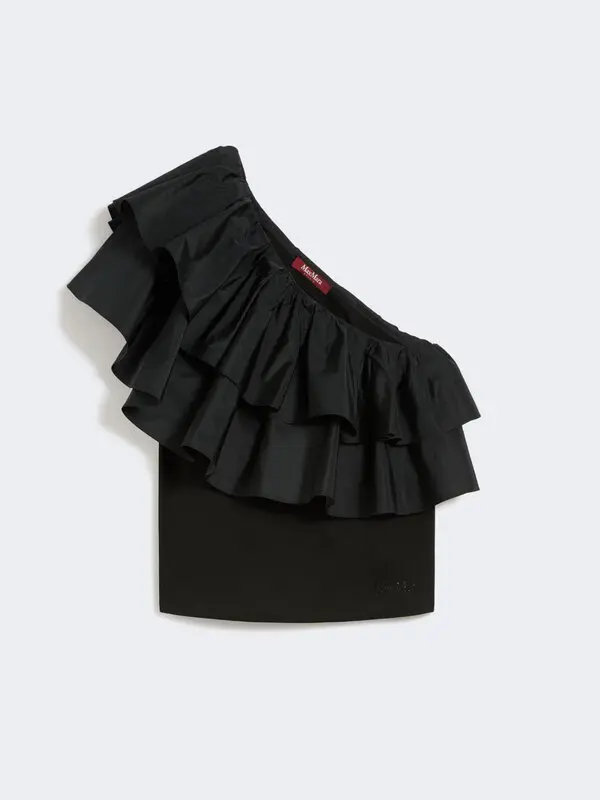 Max Mara Cotton Jersey Couture Top