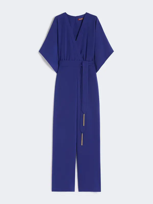 Max Mara Lightweight Cady Jumpsuit - Cornflower Blue