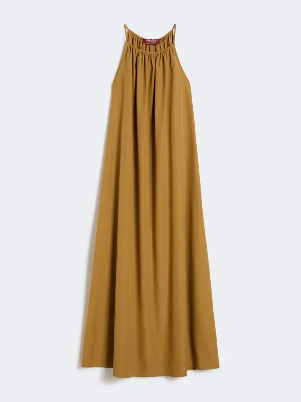 Max Mara Cotton Poplin Maxi Dress - Ochre