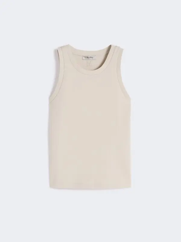 Max Mara Cotton Blend Jersey Top