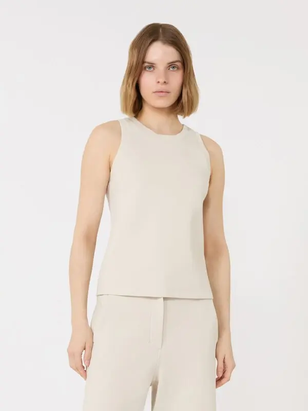 Max Mara Cotton Blend Jersey Top