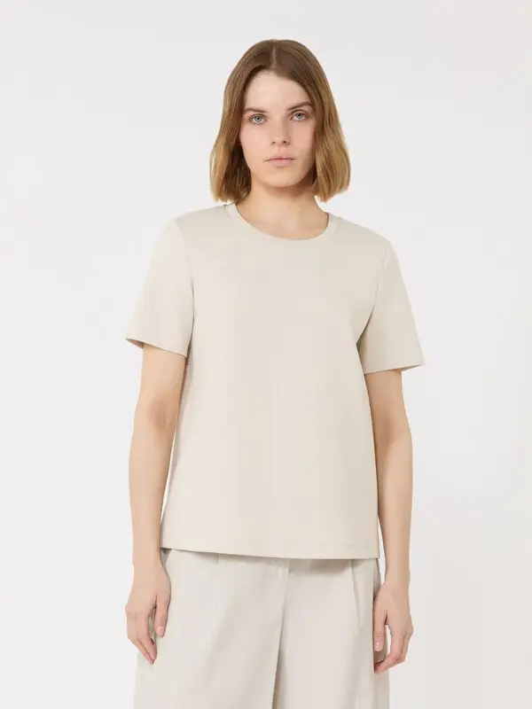 Max Mara Scuba Jersey T-shirt - Beige