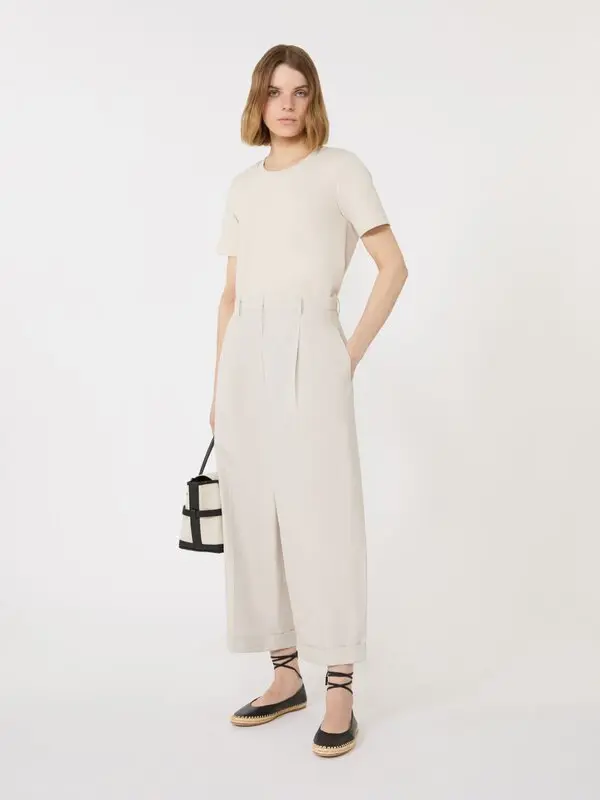 Max Mara Scuba Jersey T-shirt - Beige