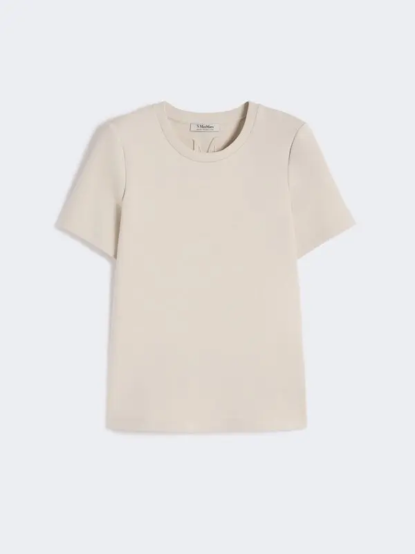 Max Mara Scuba Jersey T-shirt - Beige