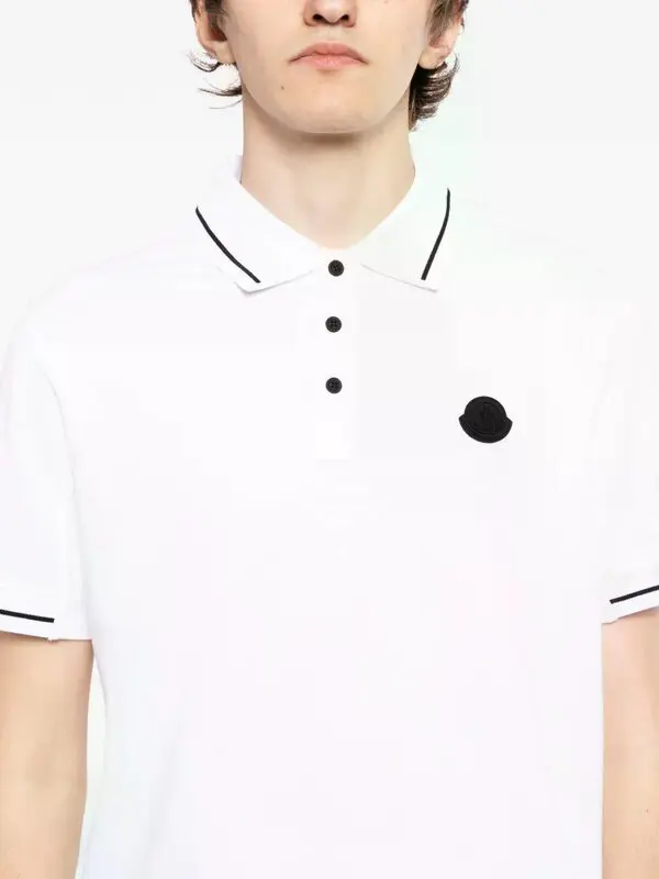 Moncler Logo-patch Polo Shirt