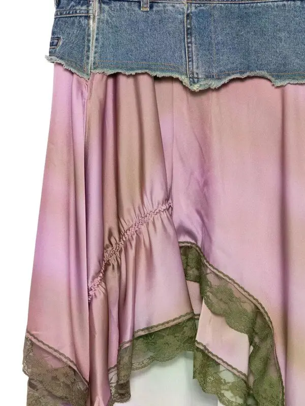 Andersson Bell Denim Lace Midi Skirt
