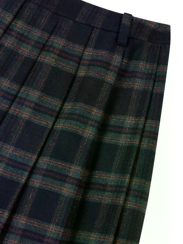 STUDIO TOMBOY Checked Pleated Skirt
