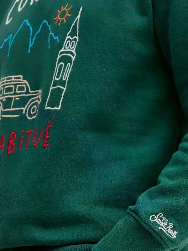 MC2 SAINT BARTH X Peanuts Embroidered Sweatshirt