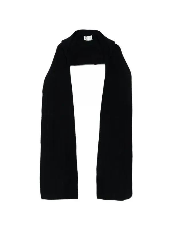 MAISON MARGIELA Wool Scarf - Blue