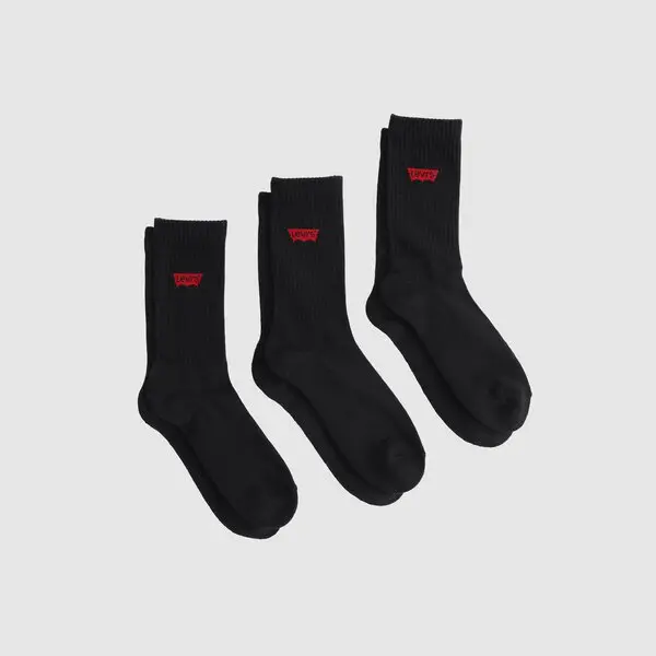 LEVI'S Regular Cut Socks - Black