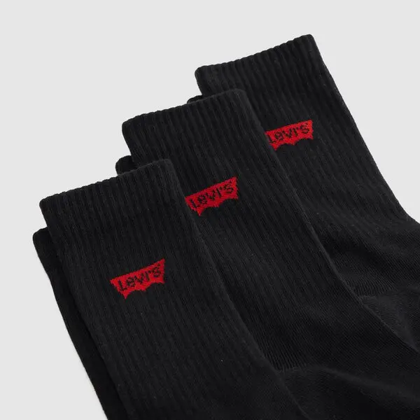 LEVI'S Regular Cut Socks - Black