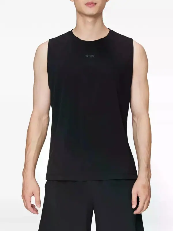 OFF DUTY Sleeveless Tank Top - Black