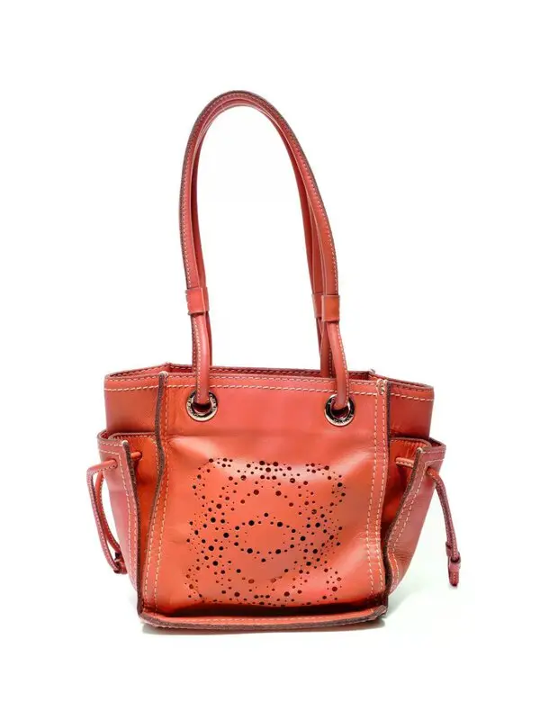 Loewe Anagram Punching Shoulder Bag