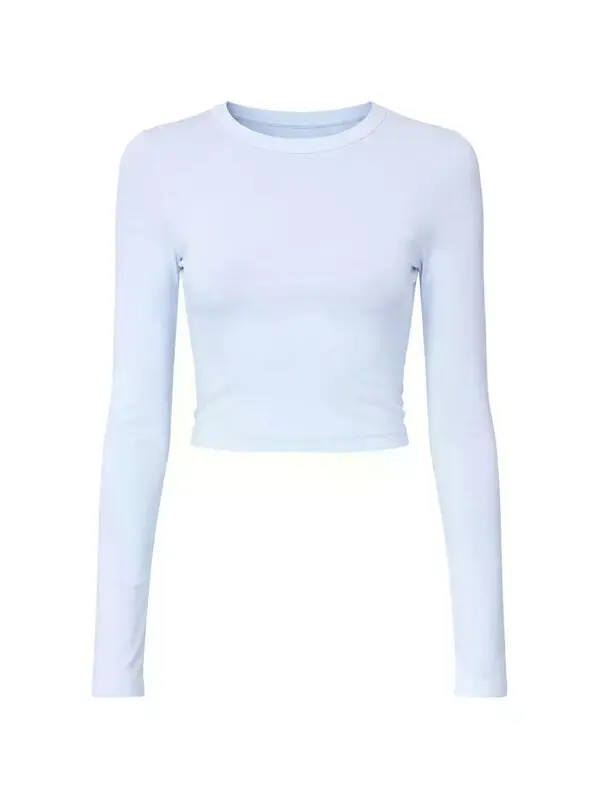Enza Costa Long-sleeve Crop Top
