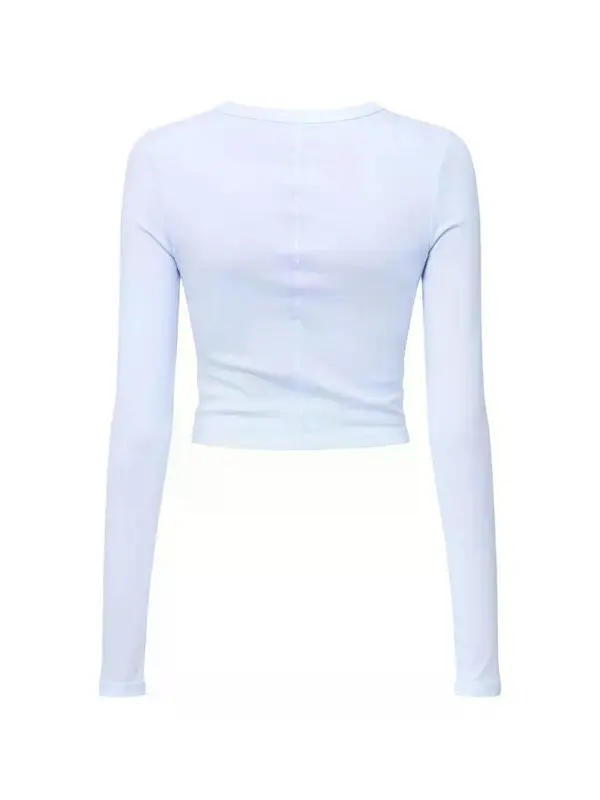 Enza Costa Long-sleeve Crop Top