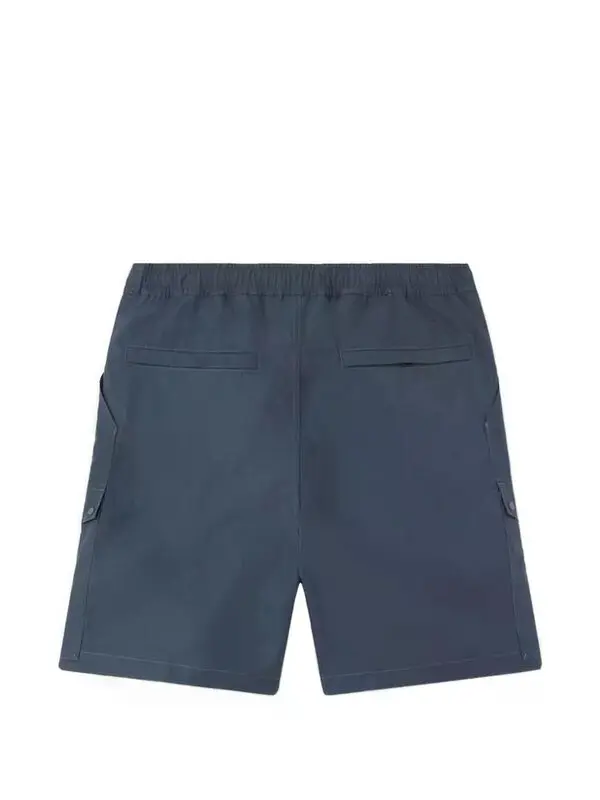 Stone Island All-weather Cotton Canvas S.i. Ghost Shorts