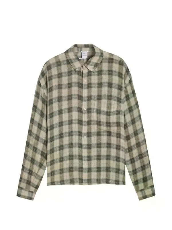 WON HUNDRED Maza Checked Shirt - Neutrals