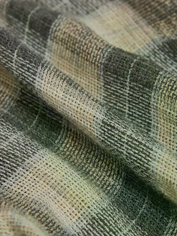 WON HUNDRED Maza Checked Shirt - Neutrals