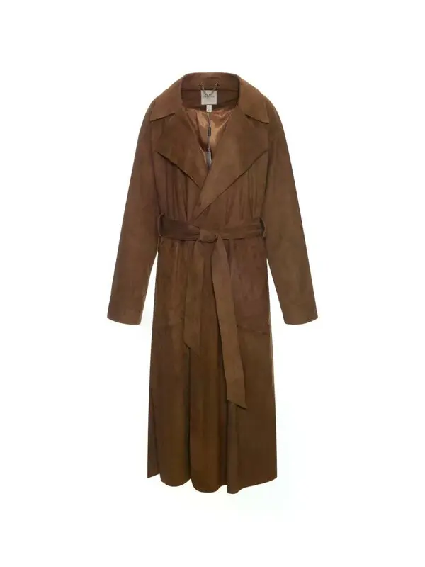 URBANCODE Faux-suede Trench Coat