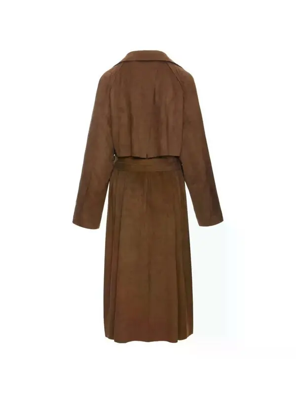 URBANCODE Faux-suede Trench Coat