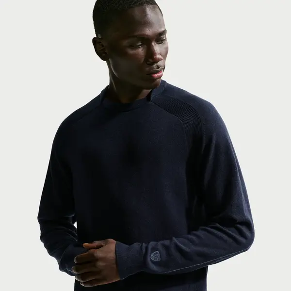 Nike Tailored Performance Crew-neck Golf Top - Blue