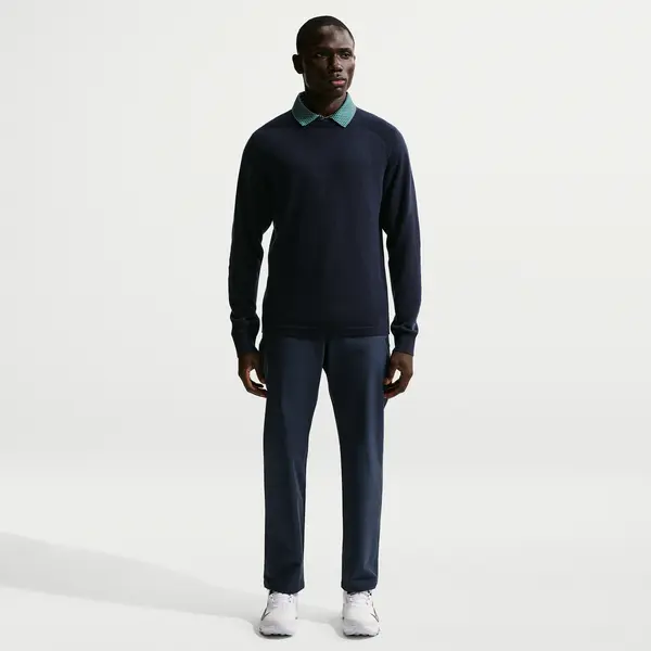 Nike Tailored Performance Crew-neck Golf Top - Blue