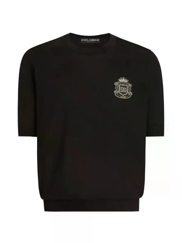 Dolce & Gabbana Crest Crew-neck T-shirt
