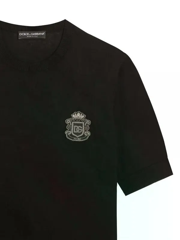 Dolce & Gabbana Crest Crew-neck T-shirt
