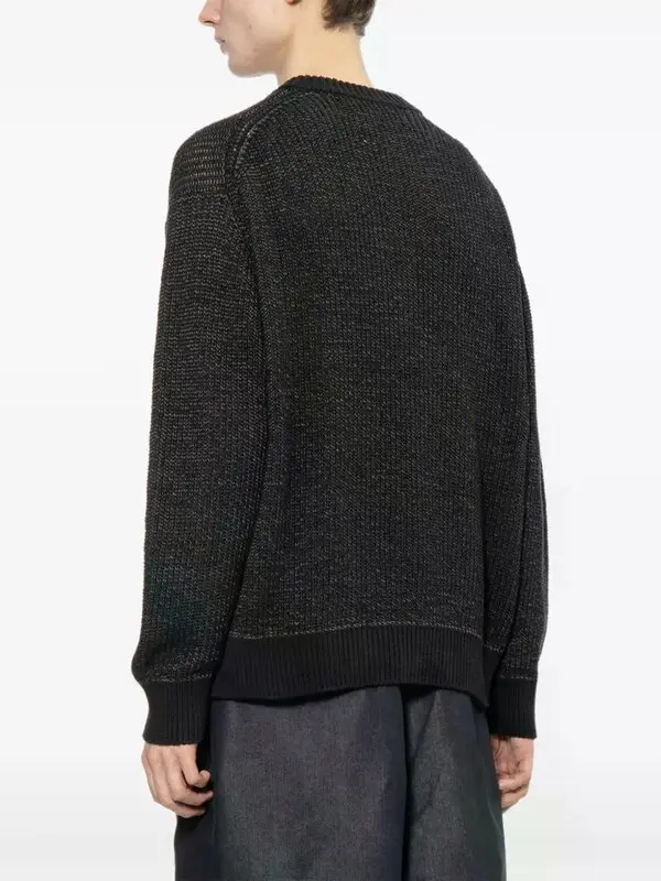 Comme Des Garçons Chunky Long Sleeve Sweater - Blue