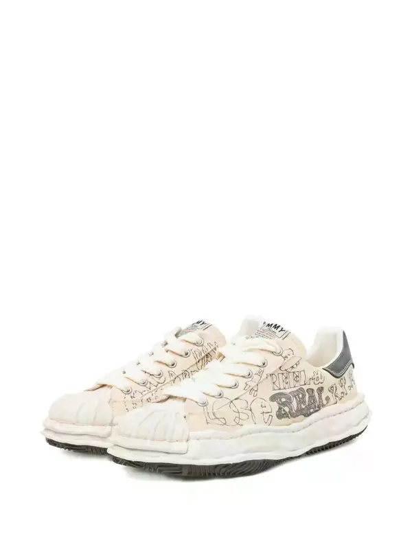Mihara Yasuhiro Graphic-print Low-top Sneakers - Grey