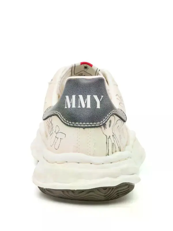 Mihara Yasuhiro Graphic-print Low-top Sneakers - Grey