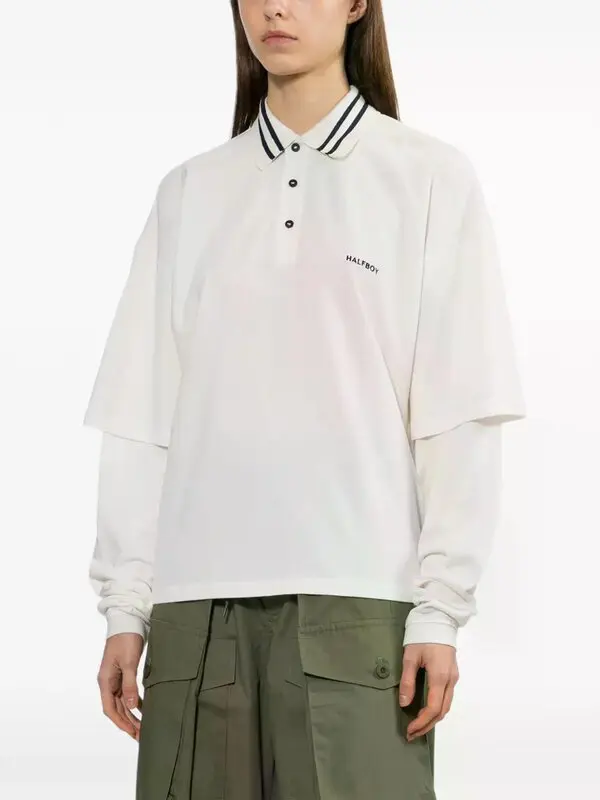 HALFBOY Double Sleeves Polo Shirt