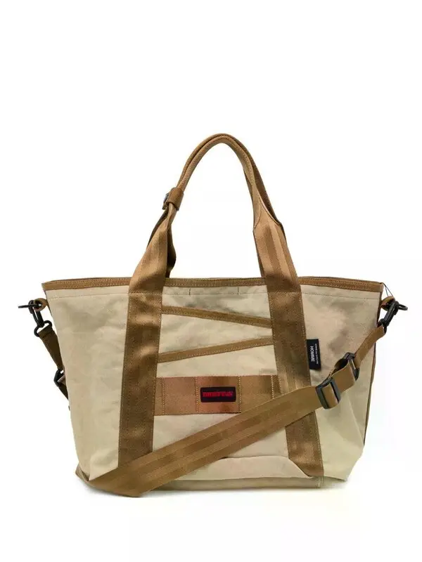 Comme Des Garçons Logo-patch Tote Bag - Neutrals