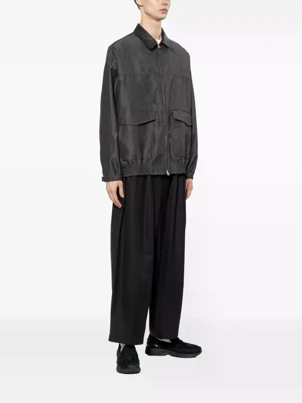 Comme Des Garçons Leather-collar Jacket