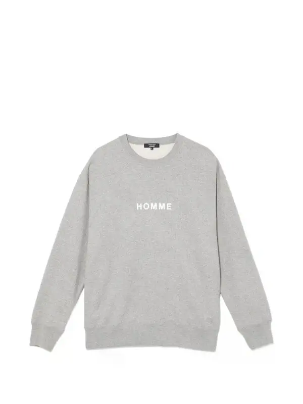 Comme Des Garçons Logo-print Sweatshirt - Grey