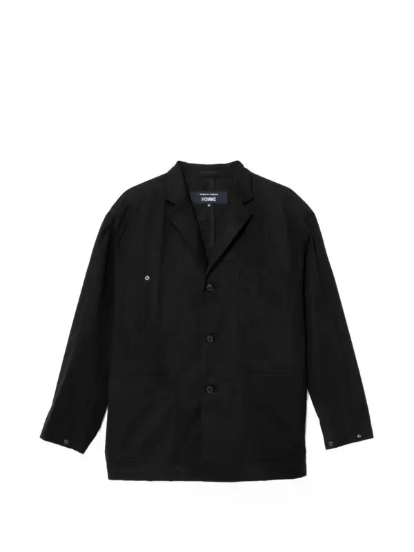 Comme Des Garçons Washed Shirt Jacket - Black