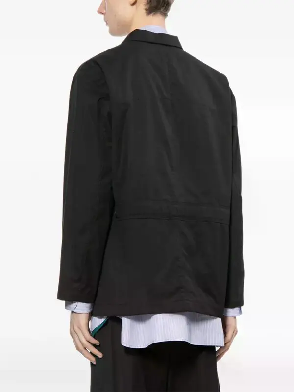Comme Des Garçons Washed Shirt Jacket - Black
