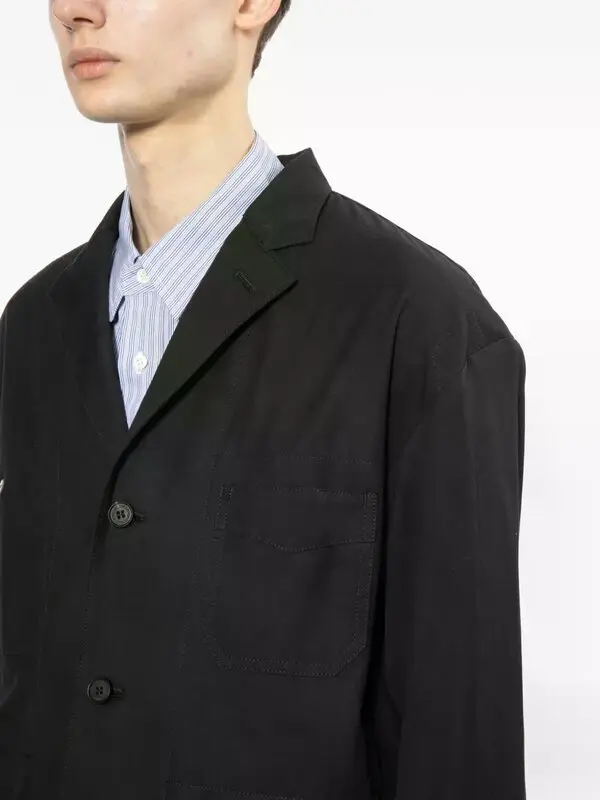 Comme Des Garçons Washed Shirt Jacket - Black