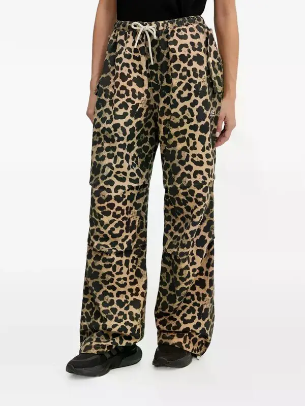P.E Nation Leopard Print Drawstring Trousers