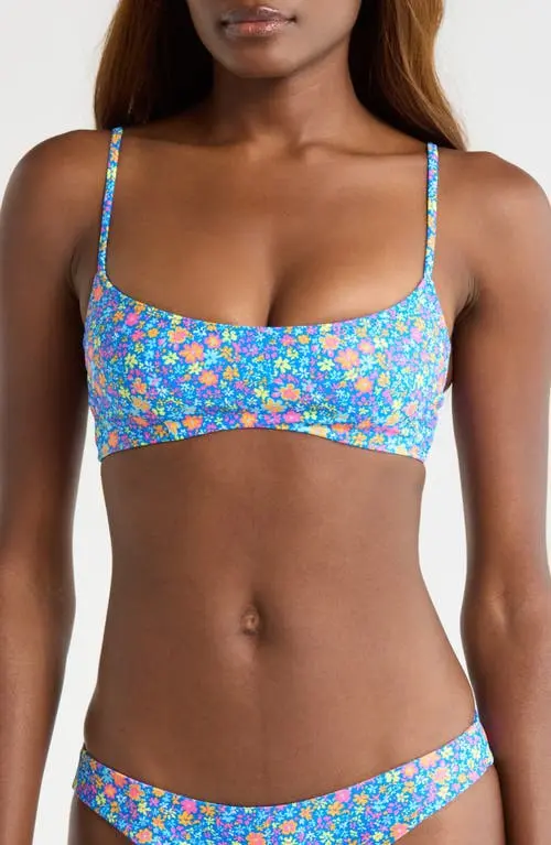 KULANI KINIS Floral Underwire Bikini Top - Electric Bloom