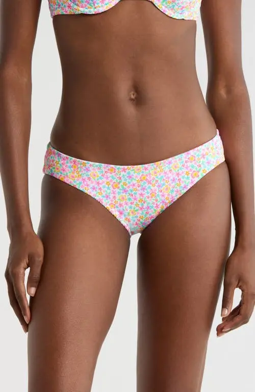 KULANI KINIS Floral Rib Bikini Bottom - Field Trip