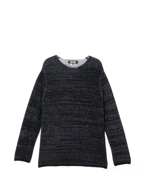 Comme Des Garçons Speckled Long-sleeve Jumper