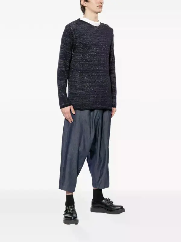 Comme Des Garçons Speckled Long-sleeve Jumper